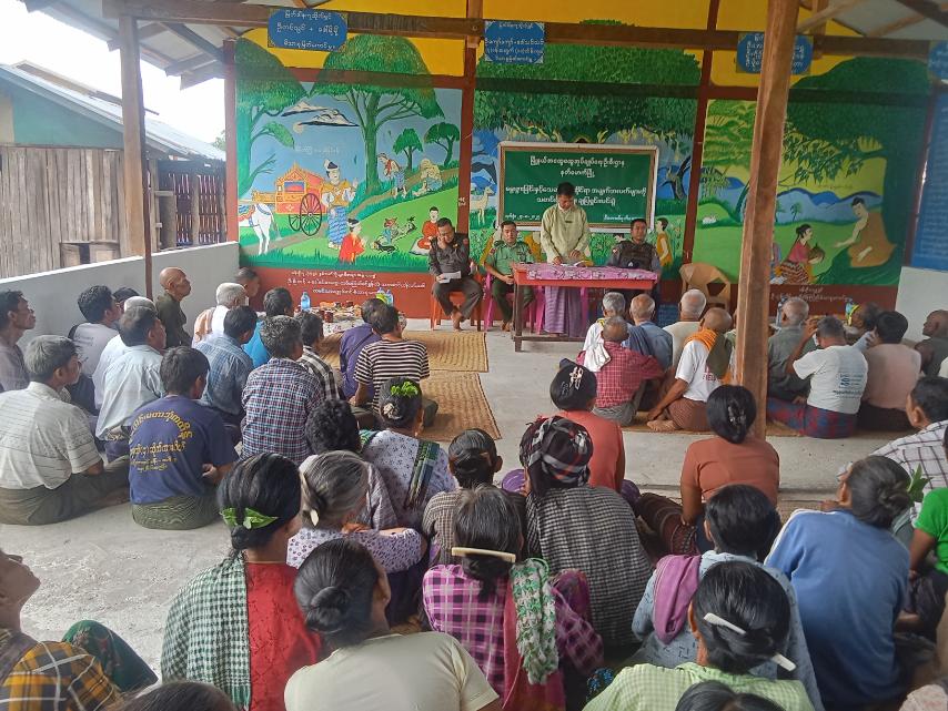 နတ်မောက်မြို့နယ် ပိတောက်ငုတ်ကျေးရွာတွင် မွေးဖွားခြင်းနှင့် သေဆုံးခြင