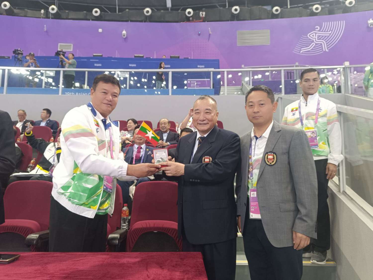 ၁၉ ကြိမ်မြောက် အာရှအားကစားပြိုင်ပွဲ ဖွင့်ပွဲအခမ်းအနားကျင်းပ ပြည်ထောင
