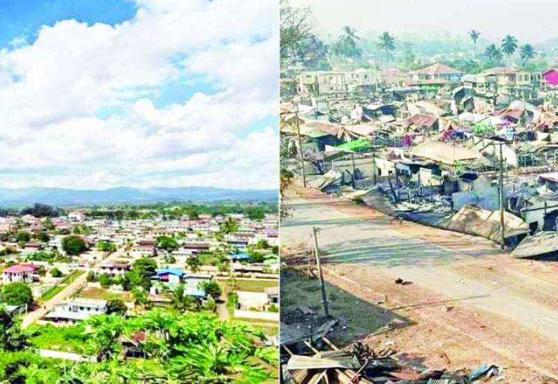 နိုင်ငံ့စီးပွားမြှင့်တင်ရေးရန်ပုံငွေဖြင့် မိုးစပါးစိုက်ပျိုးထားရှိသည့် သမဝါယမအသင်းသားတောင်သူမ