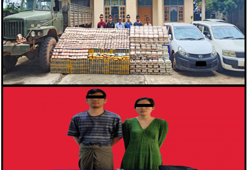 ရခိုင်ပြည်နယ်၊ စစ်တွေမြို့ရှိ မုန်တိုင်းဒဏ်သင့်ပြည်သူများအား စားသောက်ကုန်ပစ္စည်းများနှင့